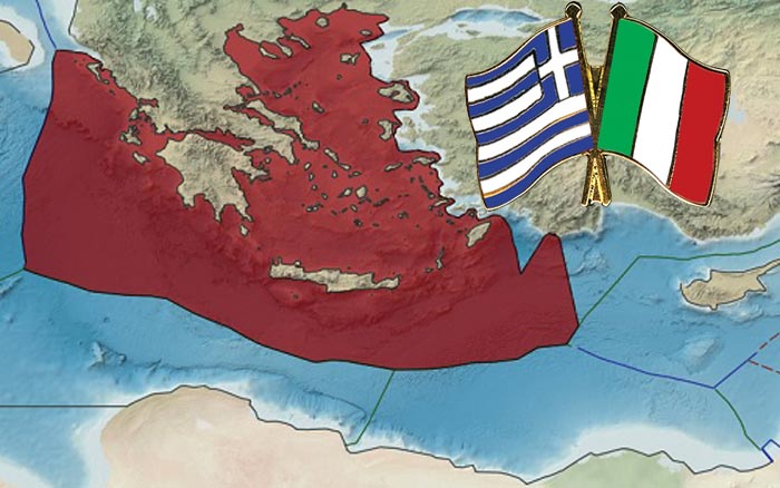 Την οριοθέτηση ΑΟΖ υπογράφουν Ελλάδα και Ιταλία